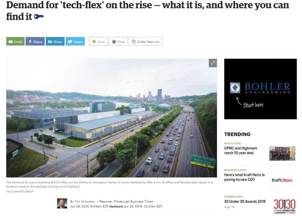 Demand for 'Tech-Flex' on the Rise in Pittsburgh - RIDC