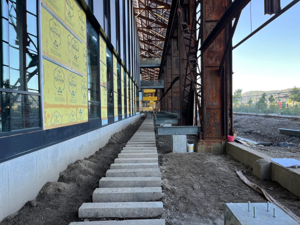 Work Begins on Mill 19 C's Front Loggia - RIDC